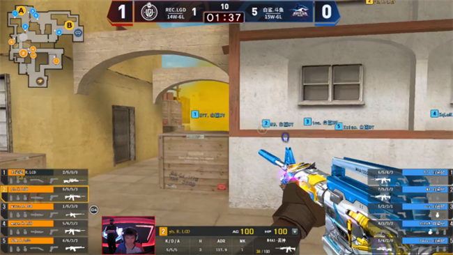 火线报道：鏖战五局两进加时，BS战胜REC.LGD，成功挺进总决赛 --穿越火线官方网站-腾讯游戏