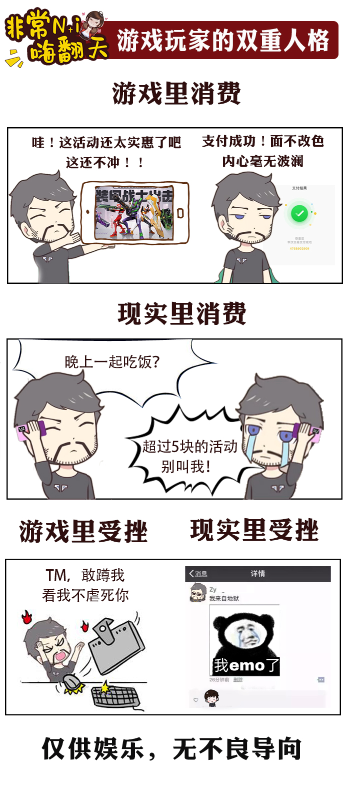 【非常ni】游戏玩家的双重人格 逆战官方网站 腾讯游戏
