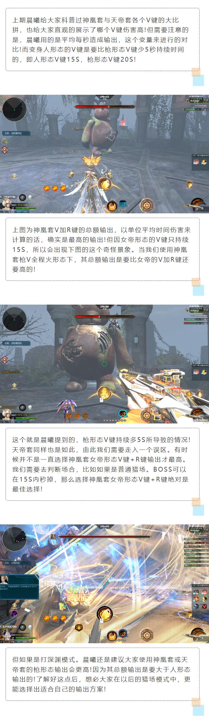 神凰套与天帝套之间的一个误区，爆发伤害高不等于总额伤害高！ 逆战官方网站 全模式射击平台网游 腾讯游戏