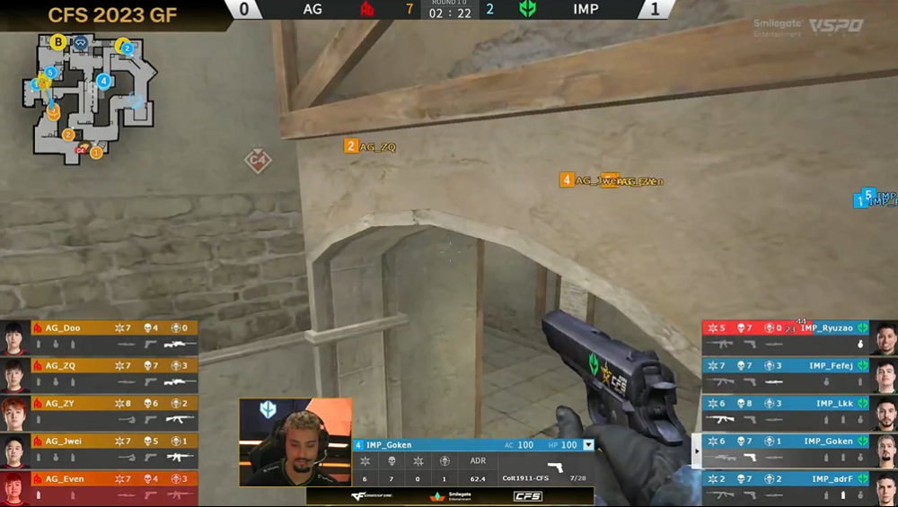 火线报道：RK激战五图险胜XROCK，AG险胜IMP晋级四强 -穿越火线-CF-官方网站-腾讯游戏-三亿鼠标的枪战梦想