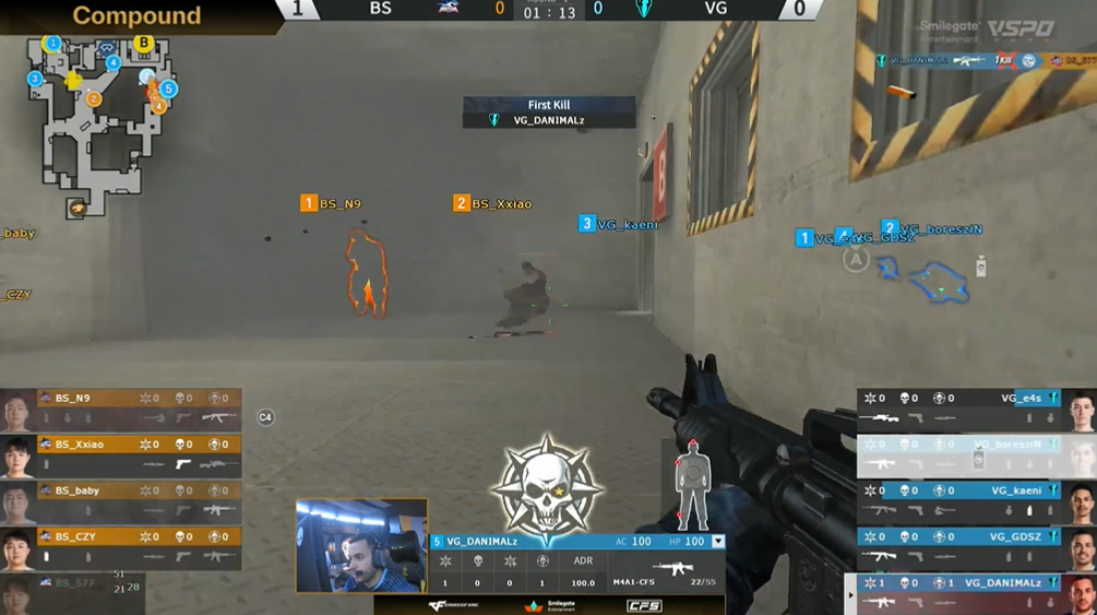 火线报道：BS与AG晋级胜者组决赛，VG与RK掉落败者组 --穿越火线官方网站-腾讯游戏