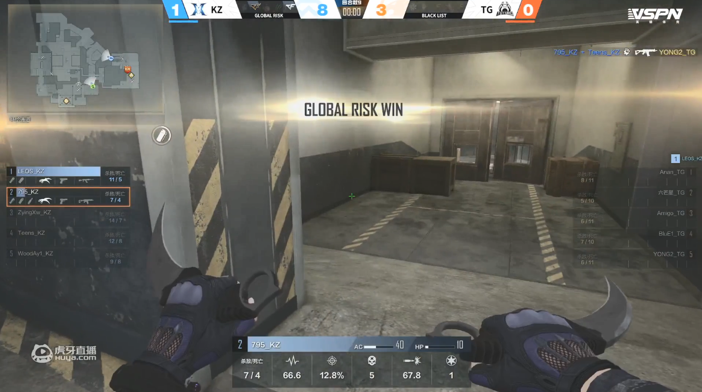 [CFHL] KZ轻取TG稳固积分榜第二，情久、白鲨涉险过关--玩加电竞WanPlus - 玩加电竞