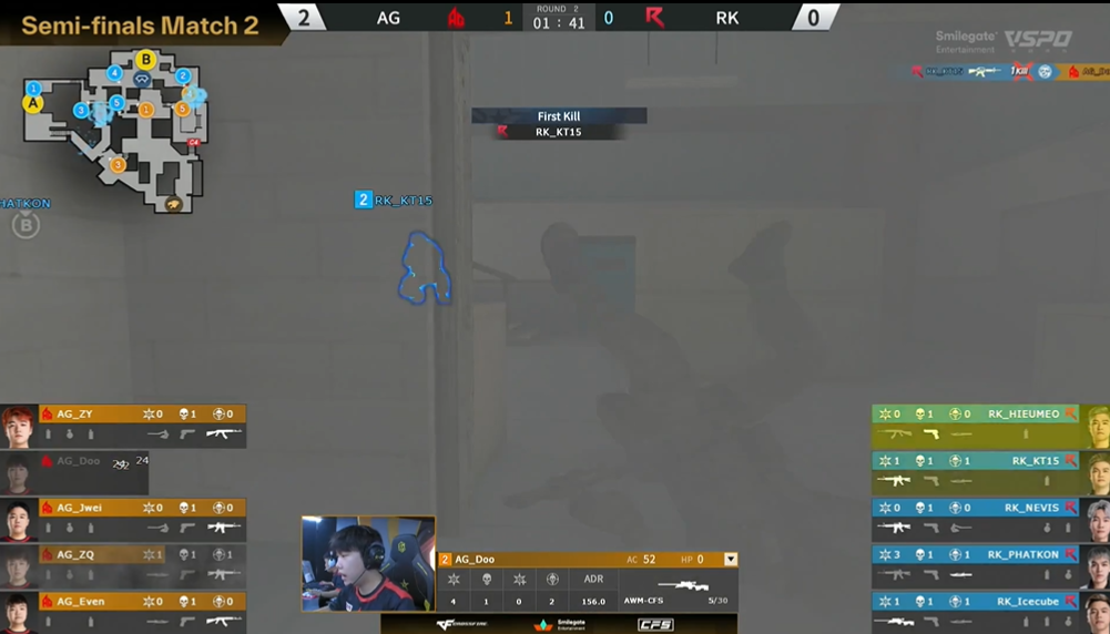 火线报道：BS与AG晋级胜者组决赛，VG与RK掉落败者组 --穿越火线官方网站-腾讯游戏