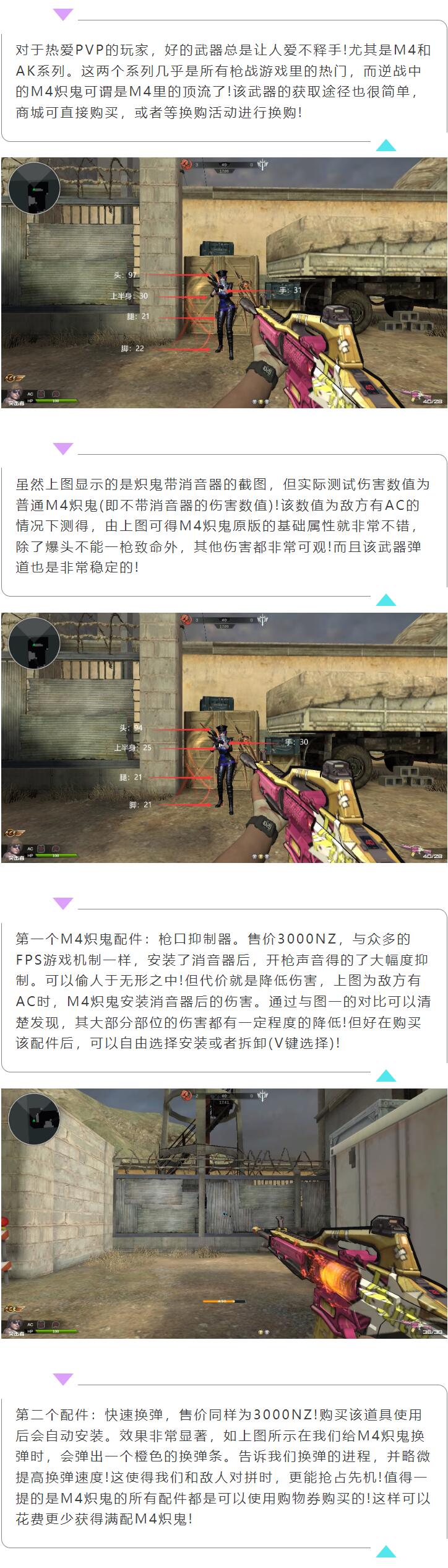 当前版本m4系列天花板m4炽鬼，配件选择指南！（一）