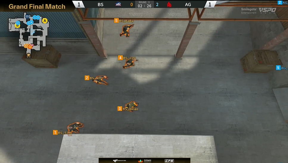 火线报道：成功蝉联两连冠！恭喜BS斩获2023CFS世界总决赛冠军 --穿越火线官方网站-腾讯游戏